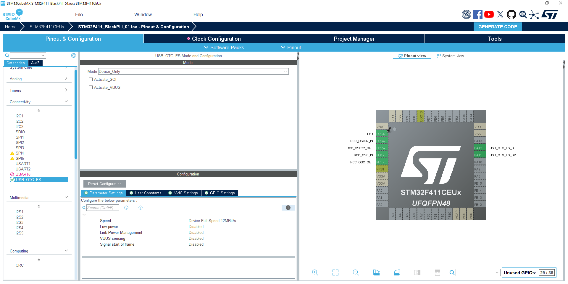 STM32F4を弄る(4) PCとUART通信 送信編 - よふかしわーくす